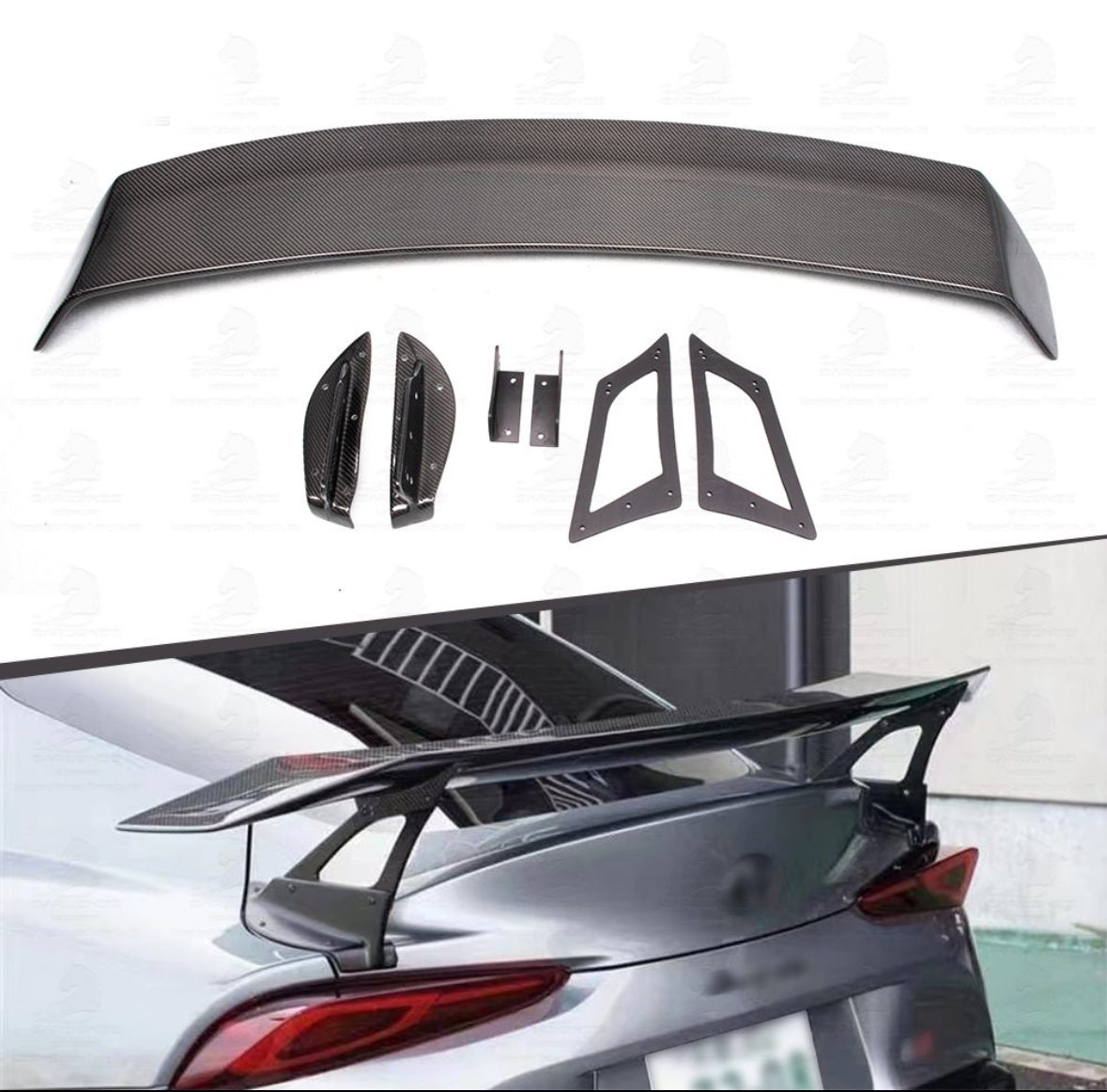 TOYOTA SUPRA MK5 CARBON FIBER VOLTEX TYPE WING – Carbon Craft Dynamics