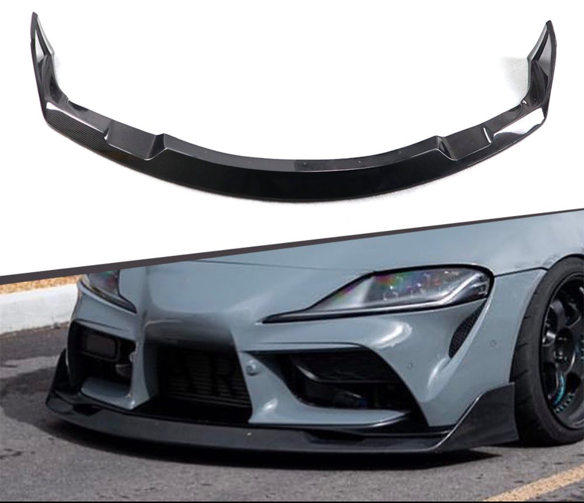 TOYOTA SUPRA MK5 AIMGAIN TYPE FRONT LIP – Carbon Craft Dynamics