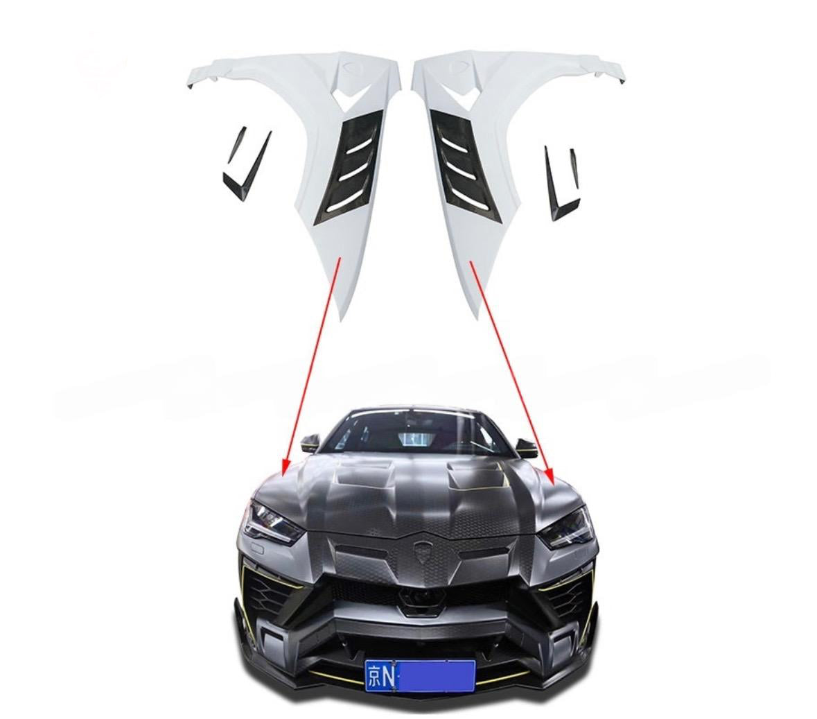 LAMBORGHINI URUS MANSORY FENDERS – Carbon Craft Dynamics
