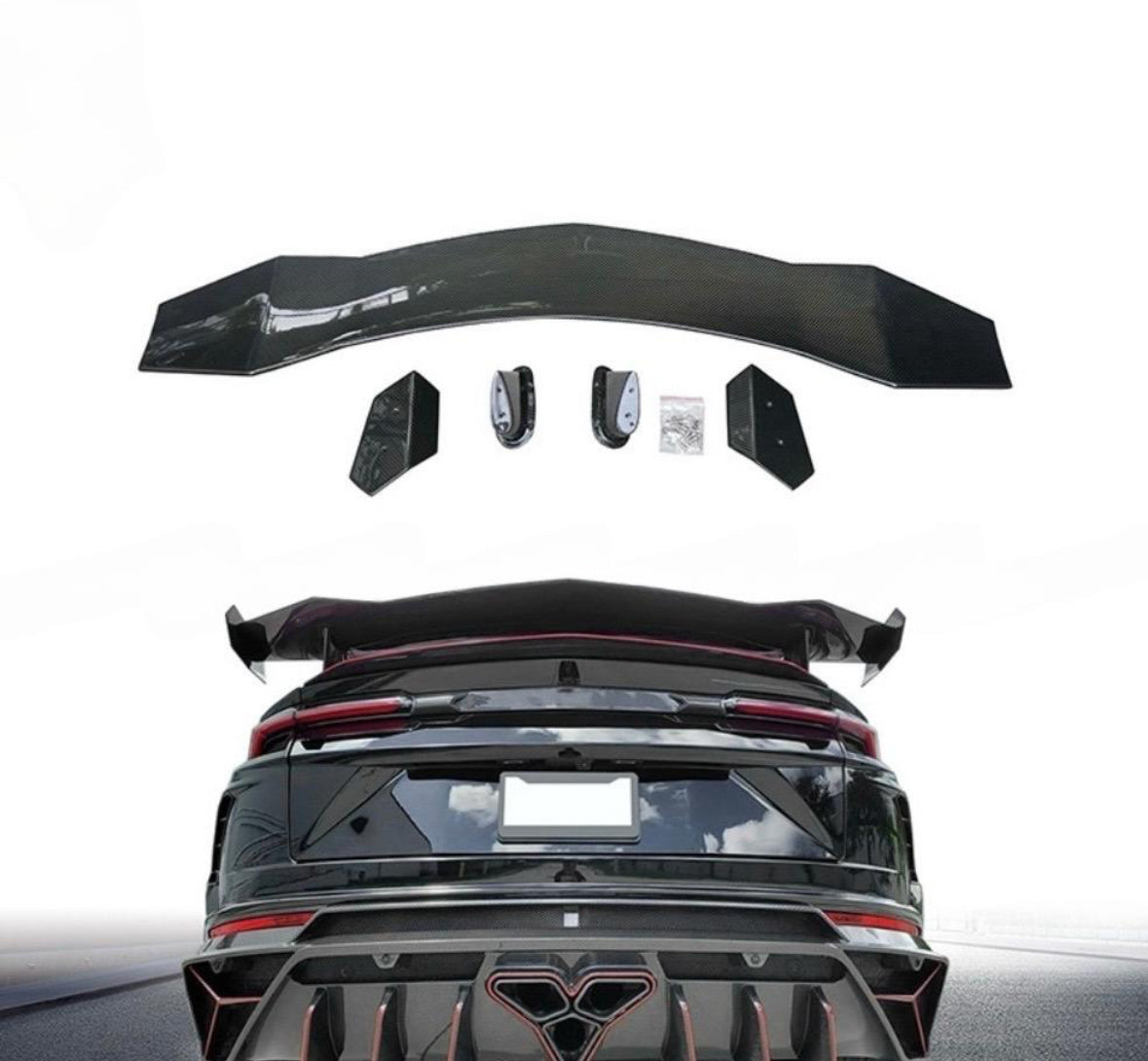 LAMBORGHINI-URUS-MANSORY DRY CARBON HIGH REAR WING – Carbon Craft Dynamics
